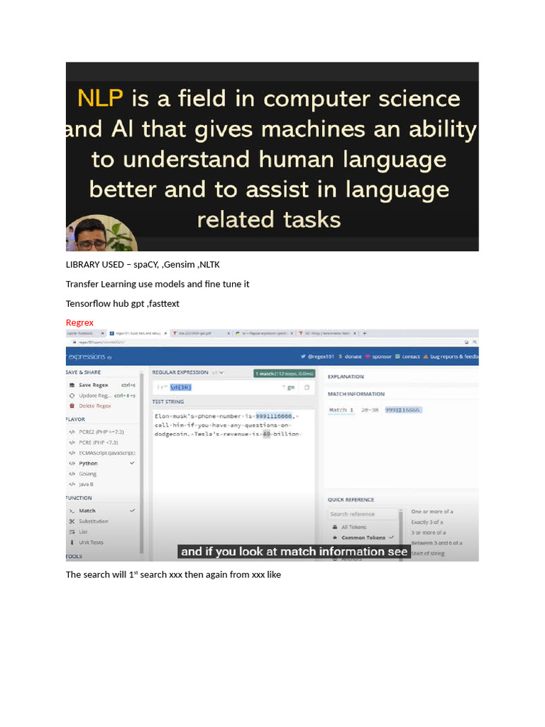 Library Used - Spacy,, Gensim, NLTK Transfer Learning Use Models and Fine Tune It Tensorflow Hub ...