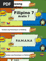 LE-FILIPINO-7 - Q2 - Aralin3 - Huwan Pusong | PDF