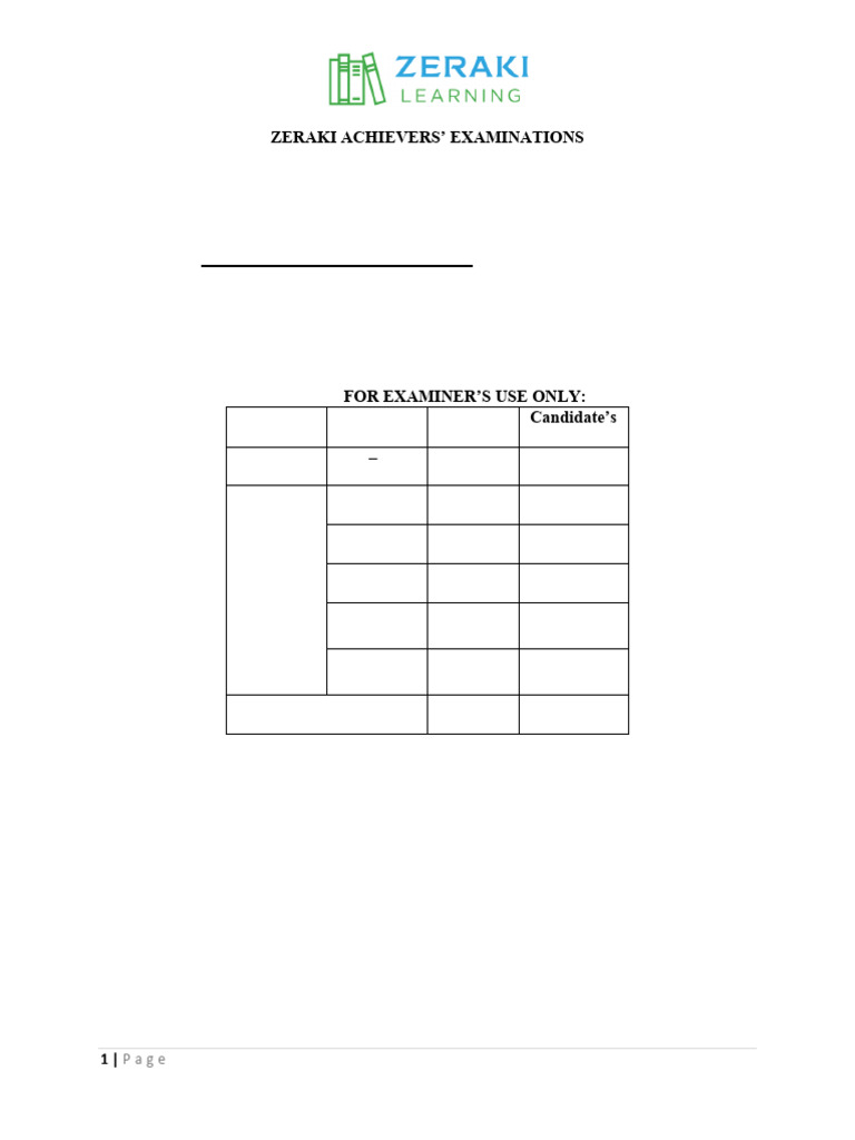 Form 2 Physics Exam Marking Scheme | PDF | Pressure | Magnet