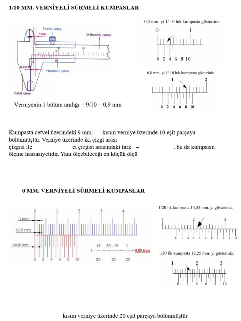 9.Hafta-Olçme - 2 (Kumpas, Mikrometre VB) | PDF