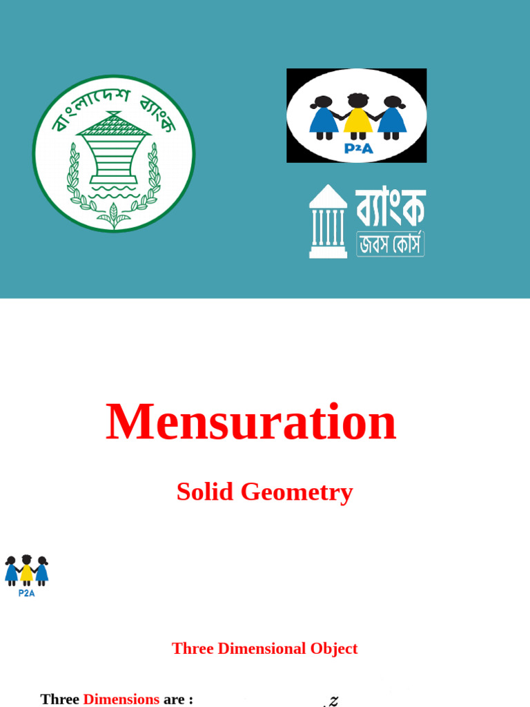Lecture-31 Geometry & Mensuration 04 | PDF | Sphere | Area