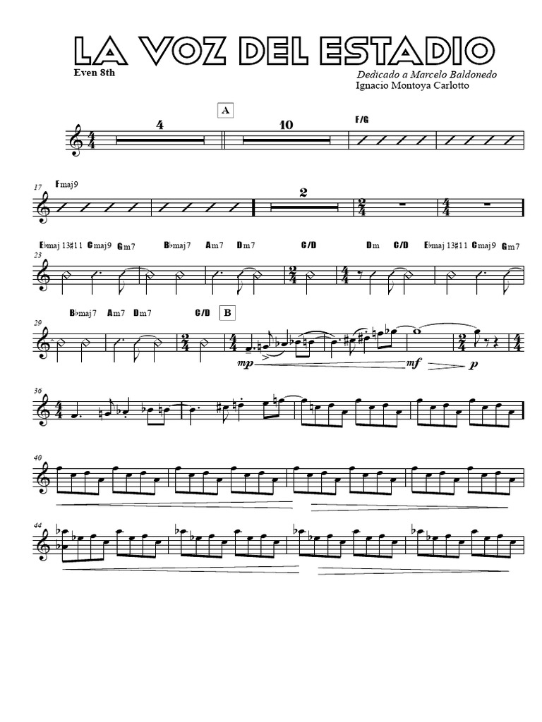 La Voz Del Estadio Guitarra Elec | PDF