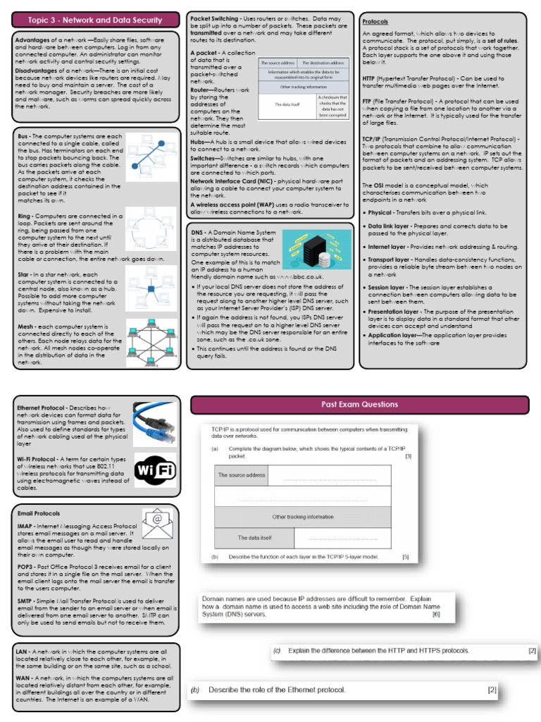 1.3 Network and Data Security | PDF | Computer Network | Domain Name System