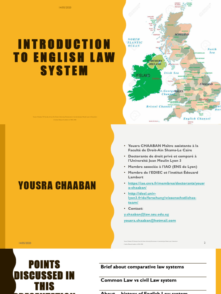 Introduction To English Law System-Protected | PDF | Equity (Law) | Appeal