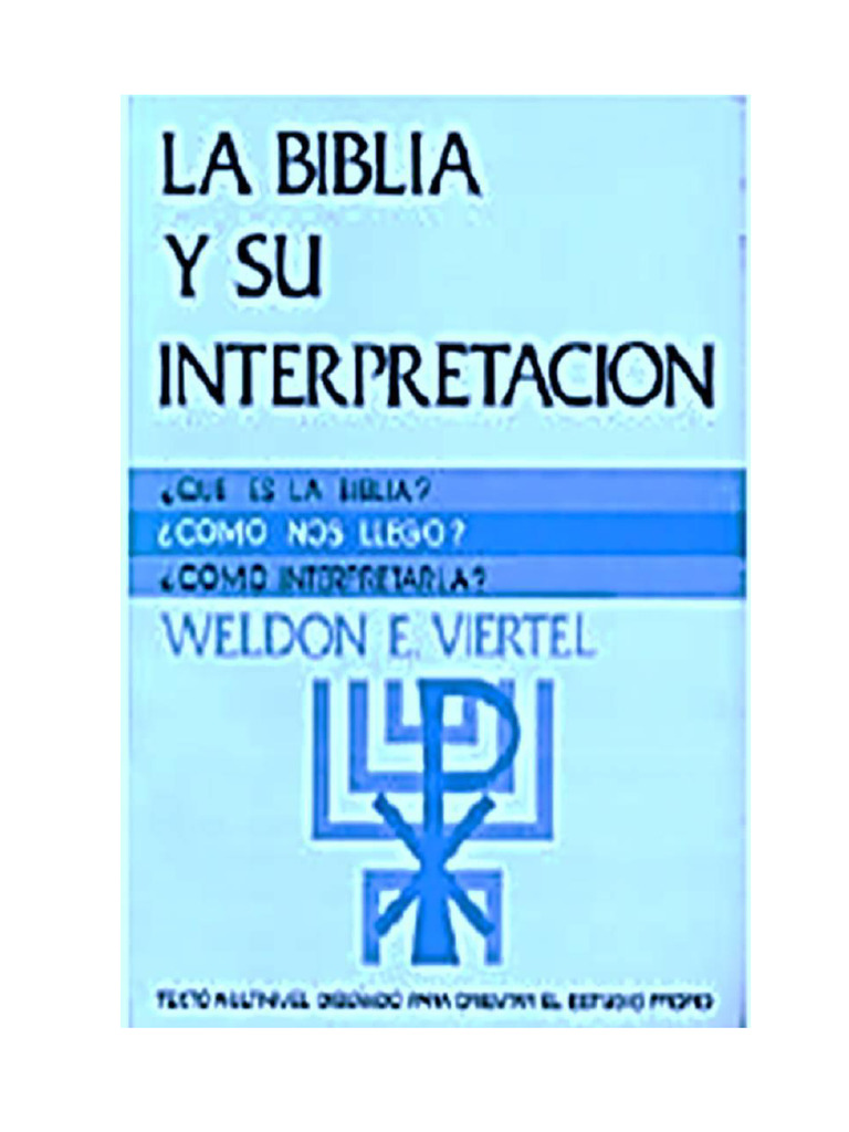 LECCION 1 INFORMACION GENERAL ACERCA DE LA BIBLIA | PDF | Biblia | Capítulos Y Versículos De La ...