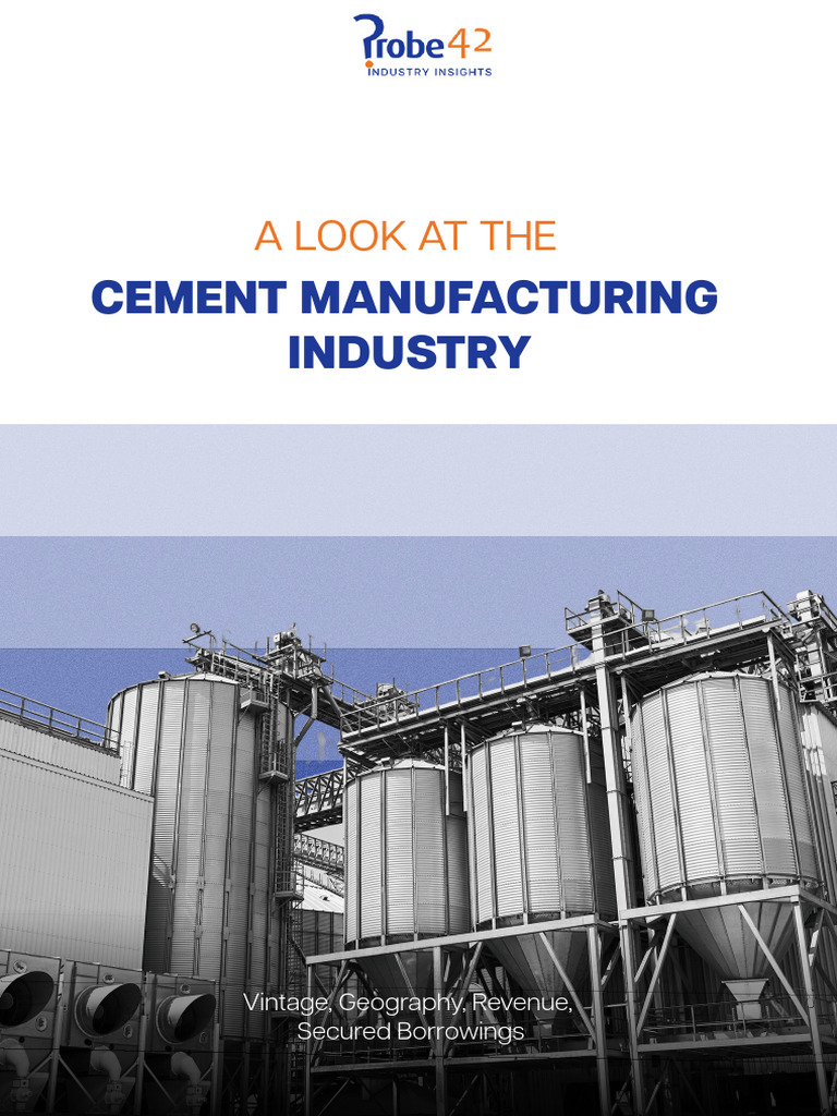 Cement Manufacturing Industry: A Look at The | PDF