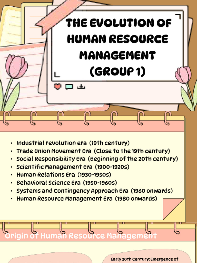 Group 1 The Evolution of HRM | PDF | Human Resource Management | Employment