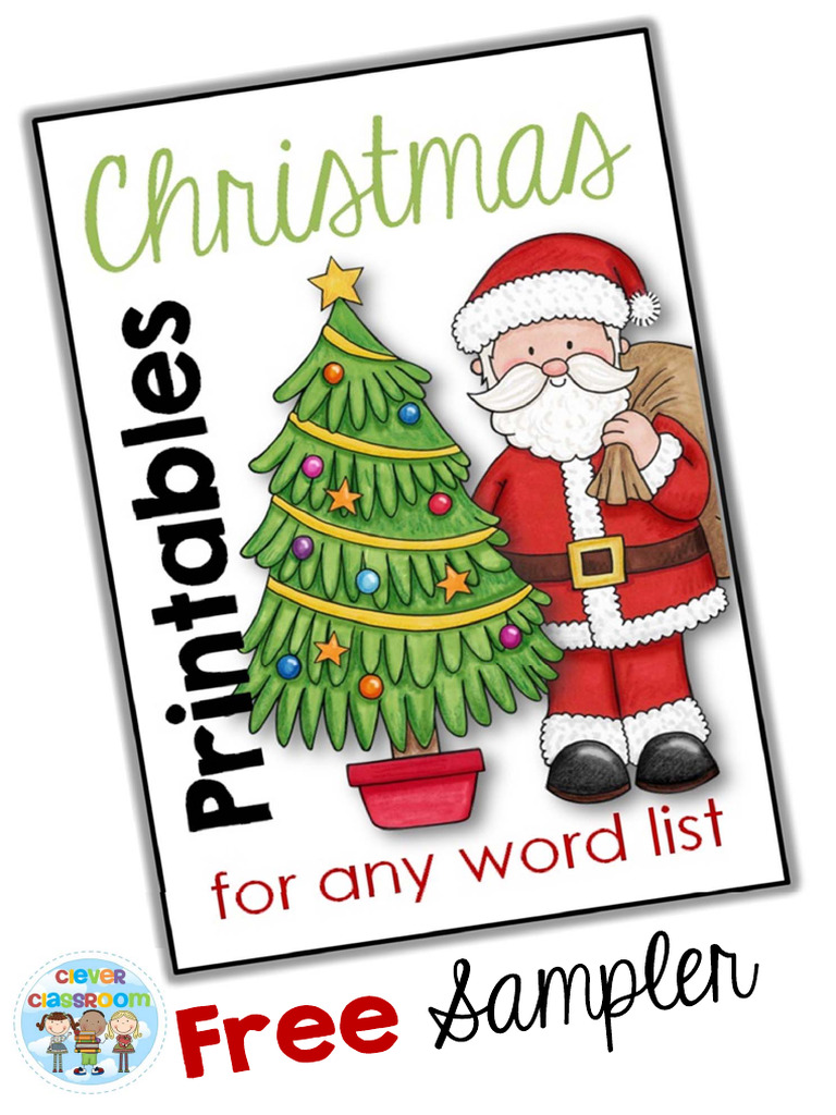 ChristmasWordWorkPrintablesFreebie 1 | PDF | Computing