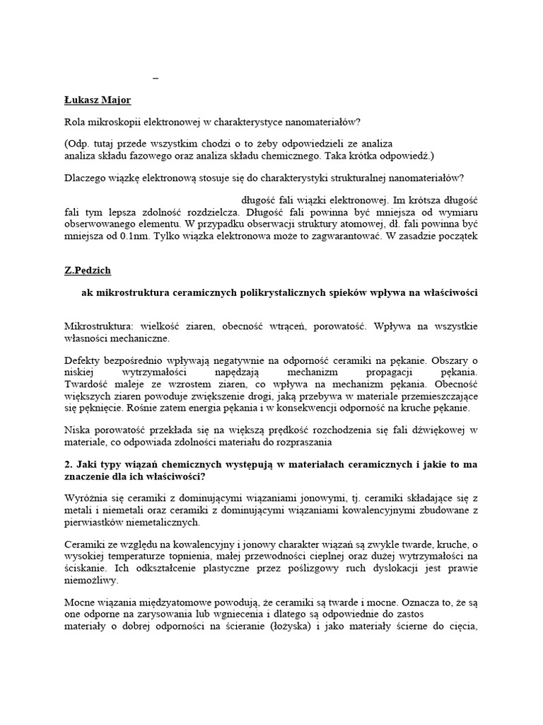 WMI-Egzamin | PDF