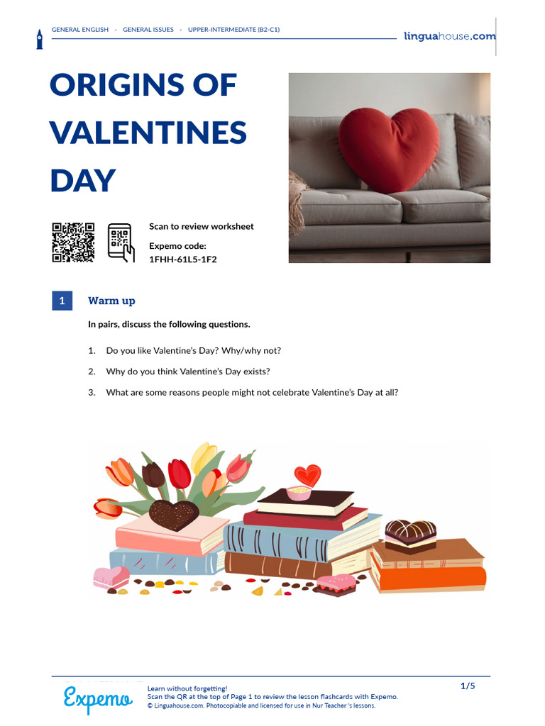 Origins of Valentine's Day Explained | PDF | Valentine's Day
