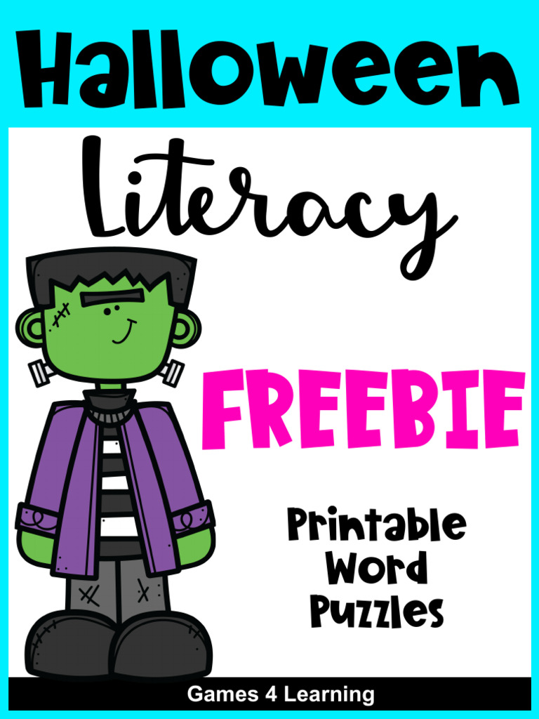 Literacy: Freebie | PDF | Word Search | Halloween
