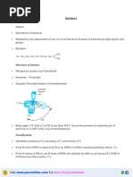 Amines Mind Map | PDF | Amine | Salt (Chemistry)