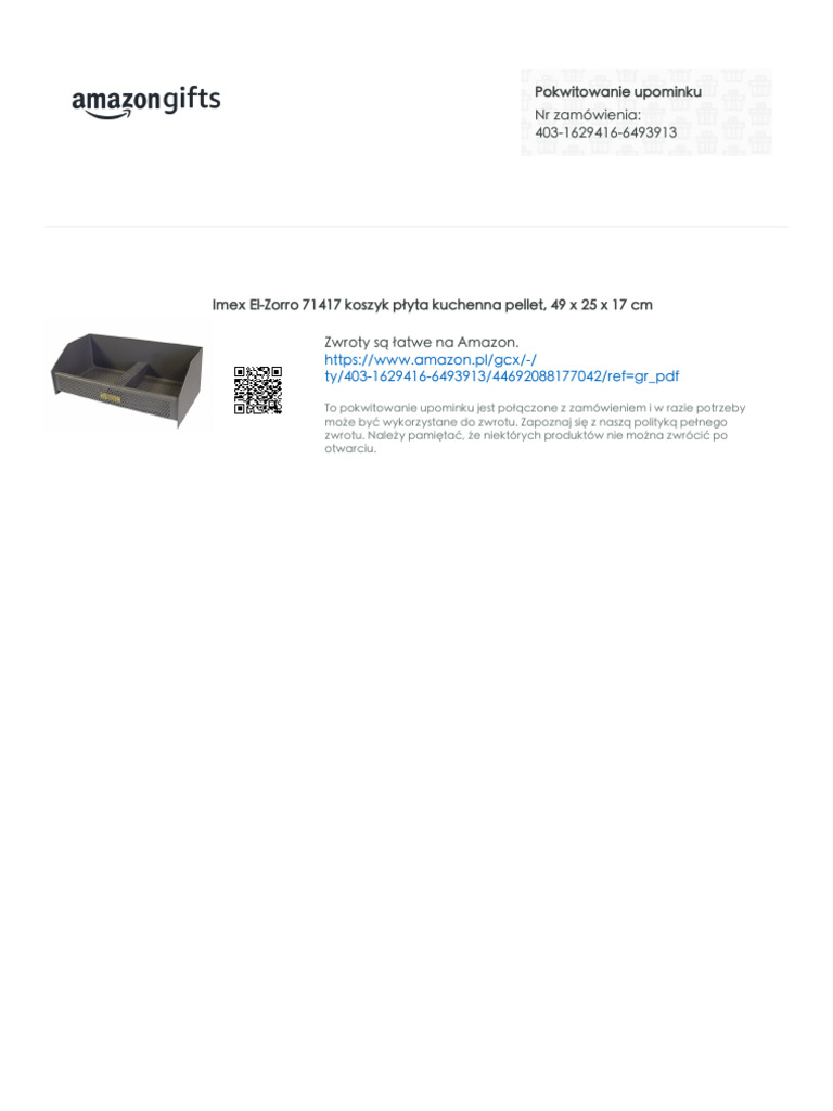 Amazon Gift Receipt | PDF