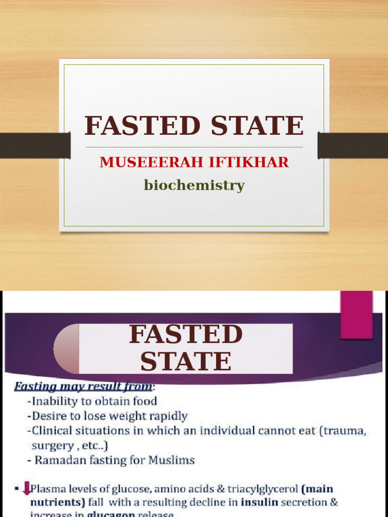 The Fasted State | PDF