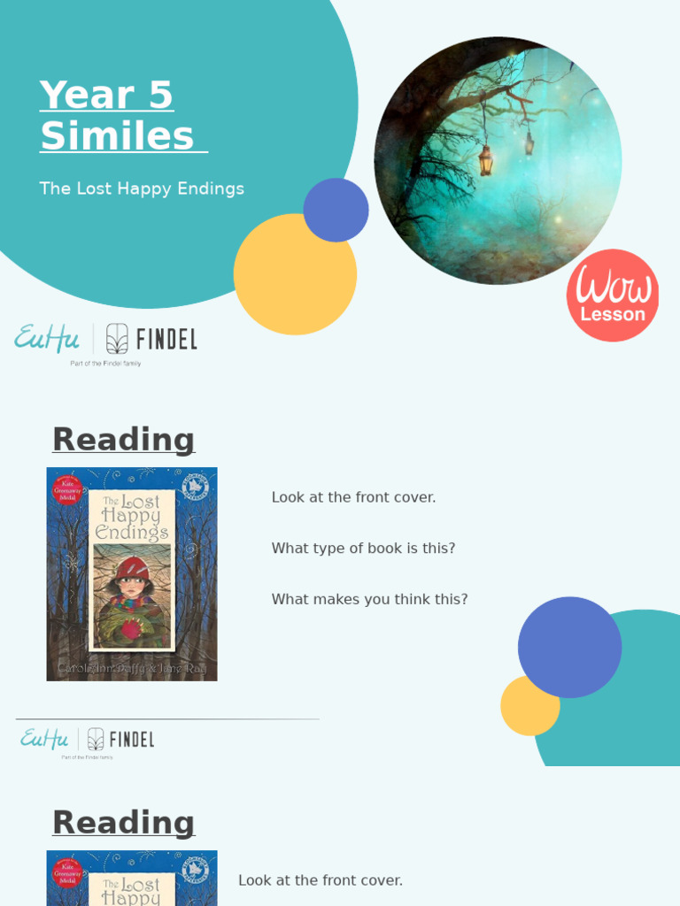 English EuHu Year 5 Similes | PDF