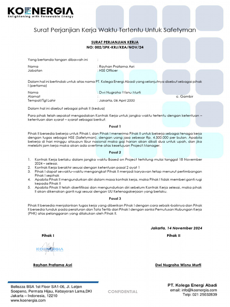 SPK Safetyman KEA 2024 | PDF