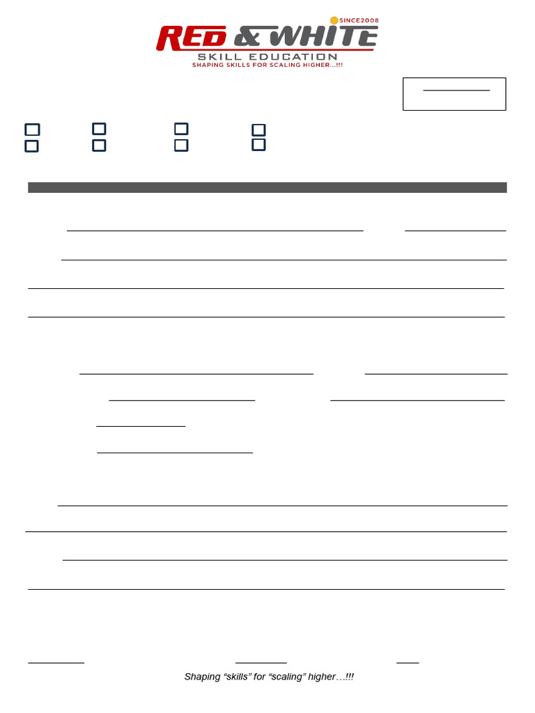 Admission Status Application Form | PDF
