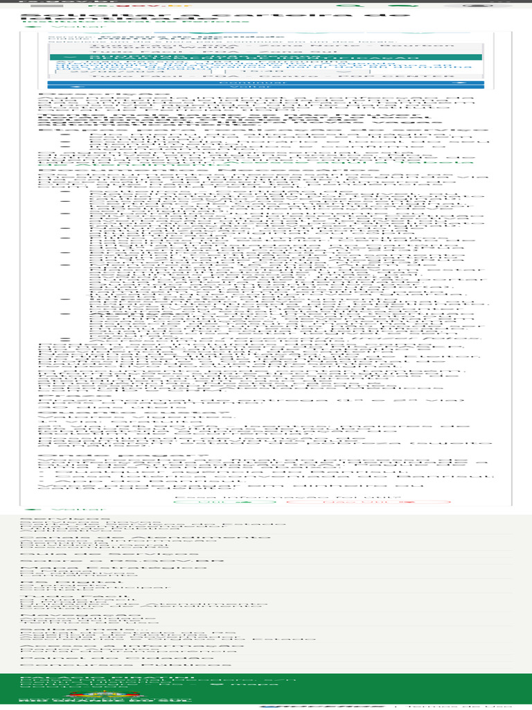 Solicitar A Carteira de Identidade - RS - GOV.BR | PDF