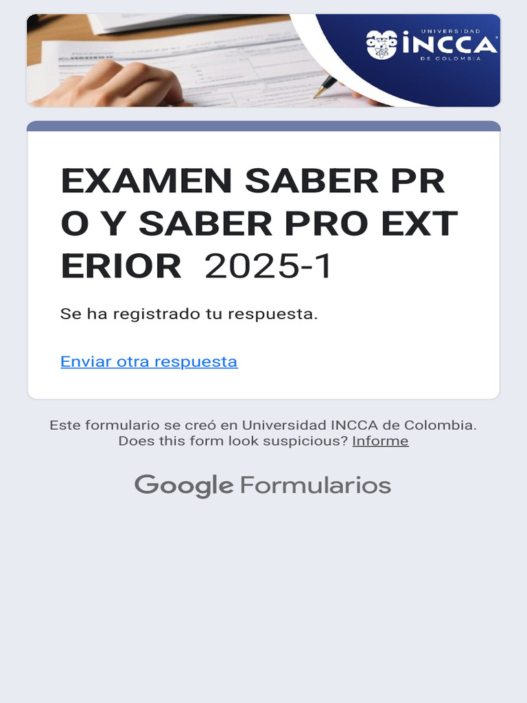 Examen Saber Pro y Saber Pro Exterior 2025-1 | PDF