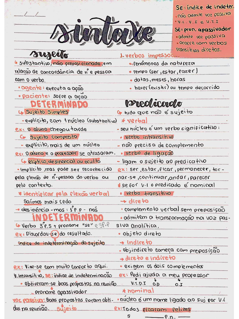 Sintaxe (!) Enem | PDF