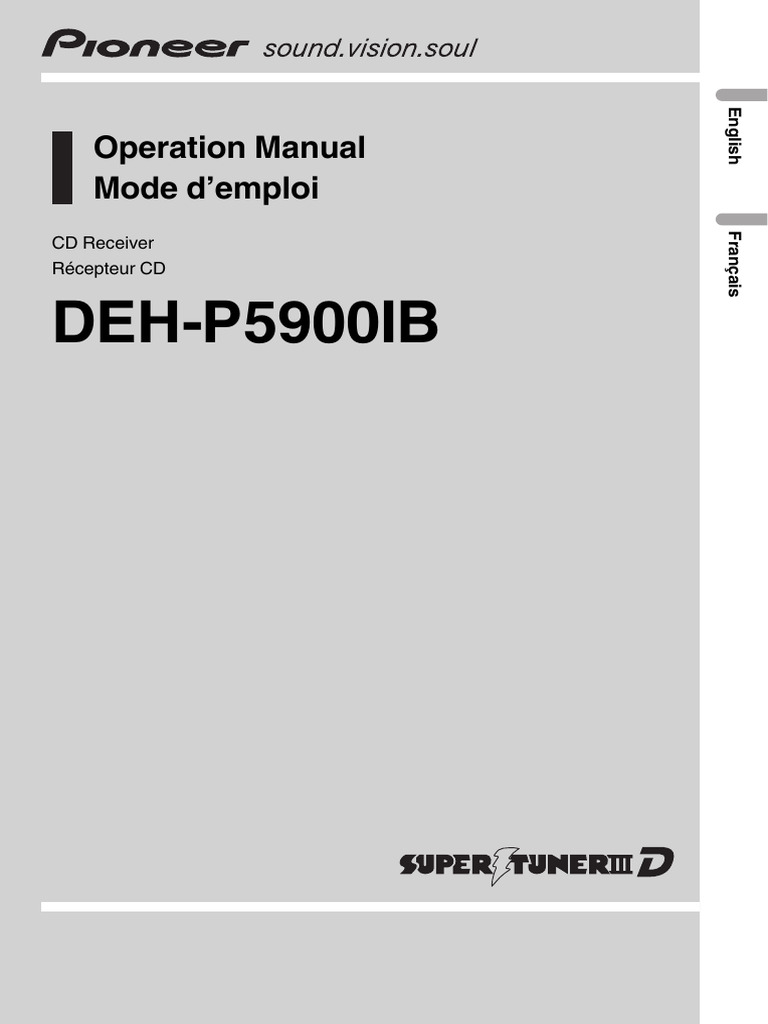 De HP 5900 I B Operation Manual | PDF | Compact Disc | Mp3