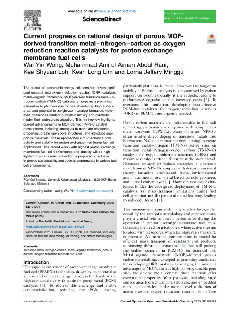 Current Progress On Rational Design of Porous MOF Deriv - 2025 ...