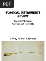 Surgical Instruments | PDF | Surgical Suture | Surgery