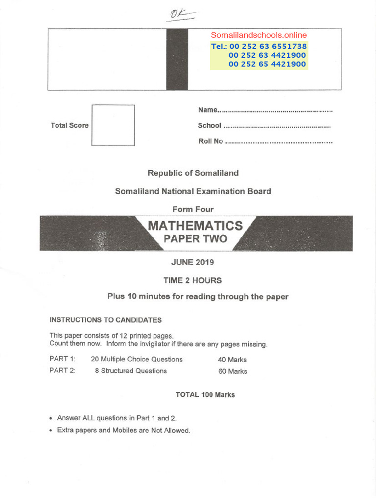 maths_p2,_2019 | PDF