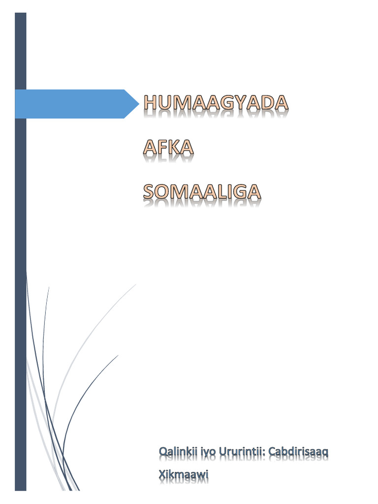 Humaagyada Afka Somaaliga-1 | PDF