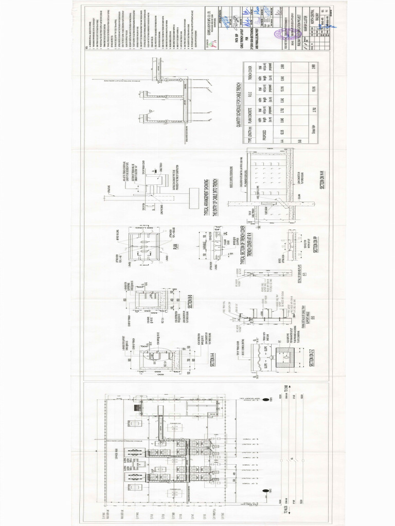 Pata SSP Trench Drawing | PDF