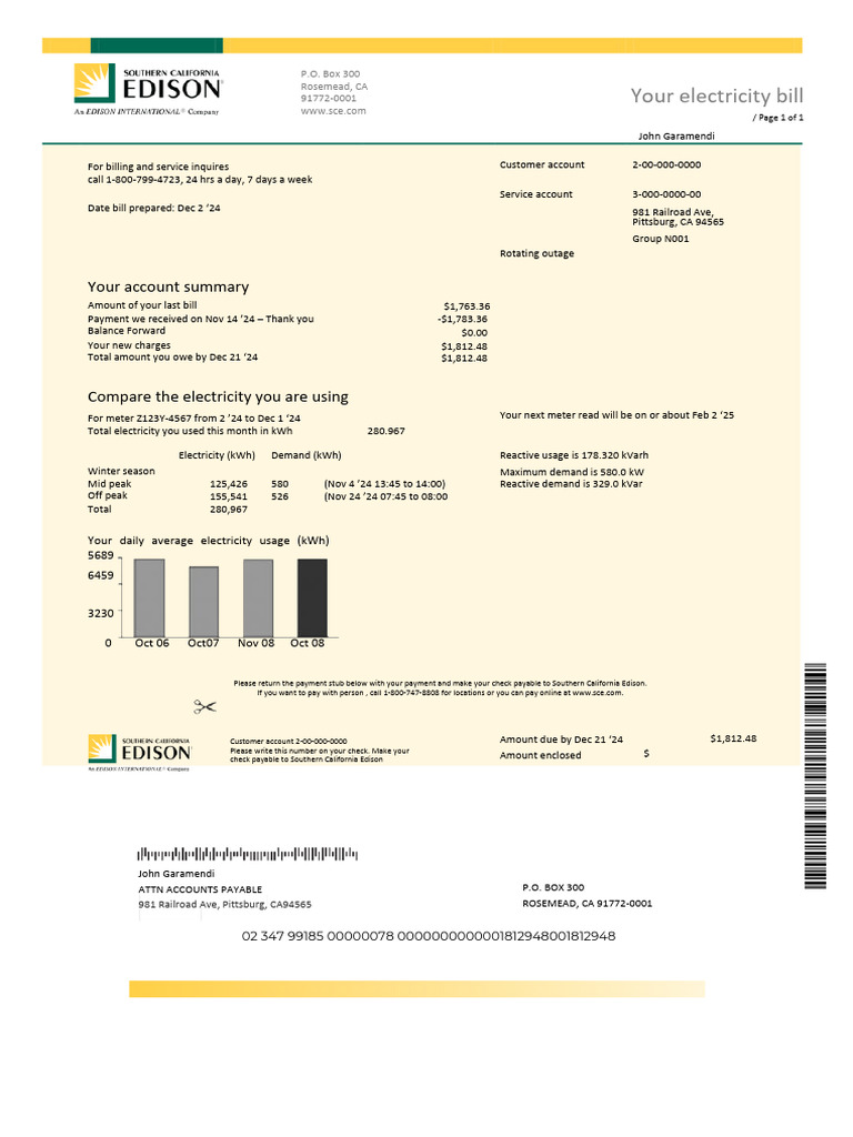 USA Southern California Edison PDF | PDF | Electrical Engineering ...