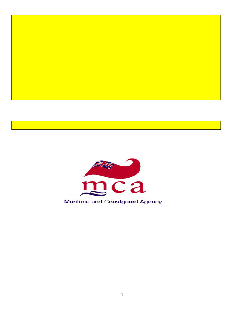 Safe Loading and Unloading of Bulk Carriers - Tagged (MCA) | PDF ...