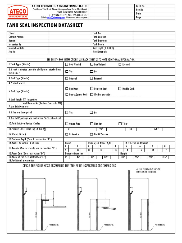 Tank Seal Datasheet 02102024 | PDF