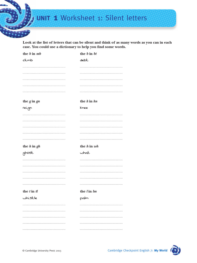 Unit1 Worksheet 1 | PDF