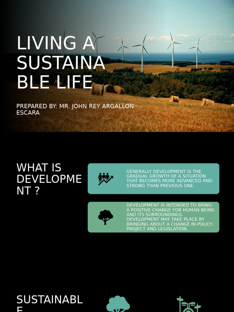 Living A Sustainable Life 3 | PDF | Sustainability | Environmentalism