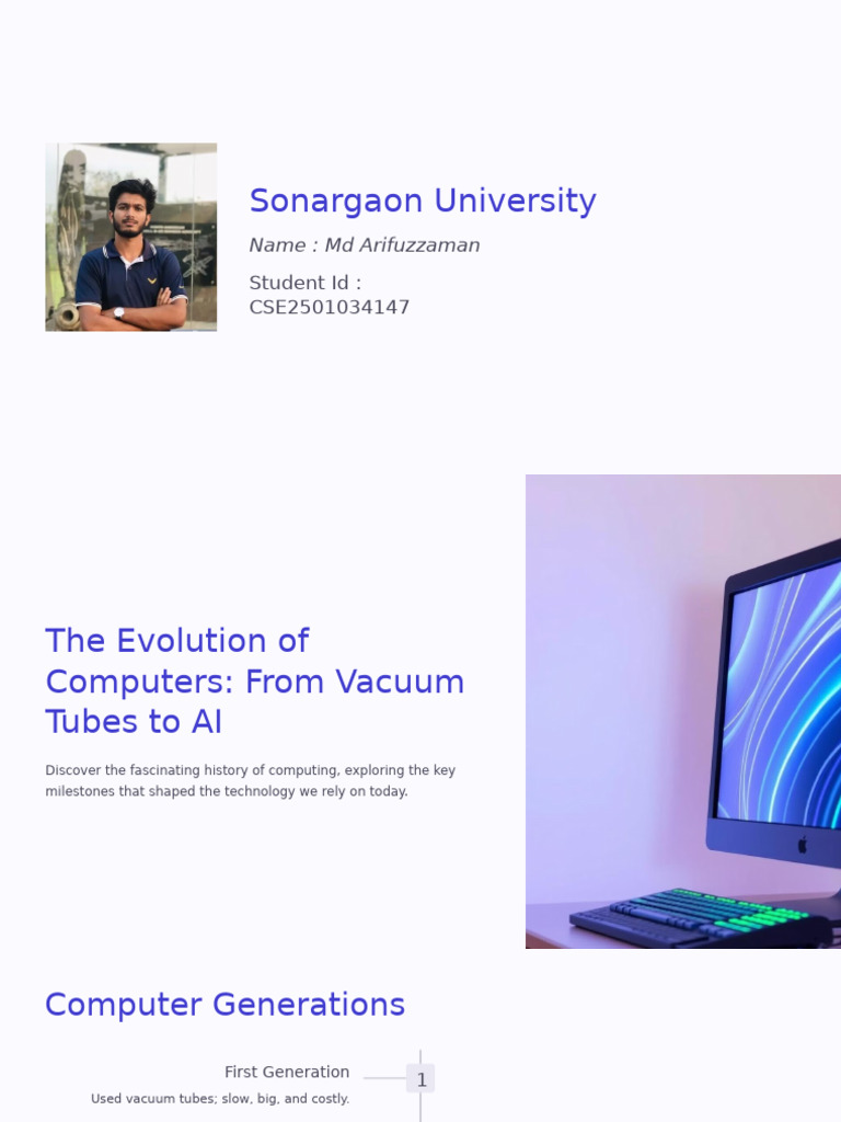 Evolution of Computers: Key Milestones | PDF | Personal Computers | Integrated Circuit