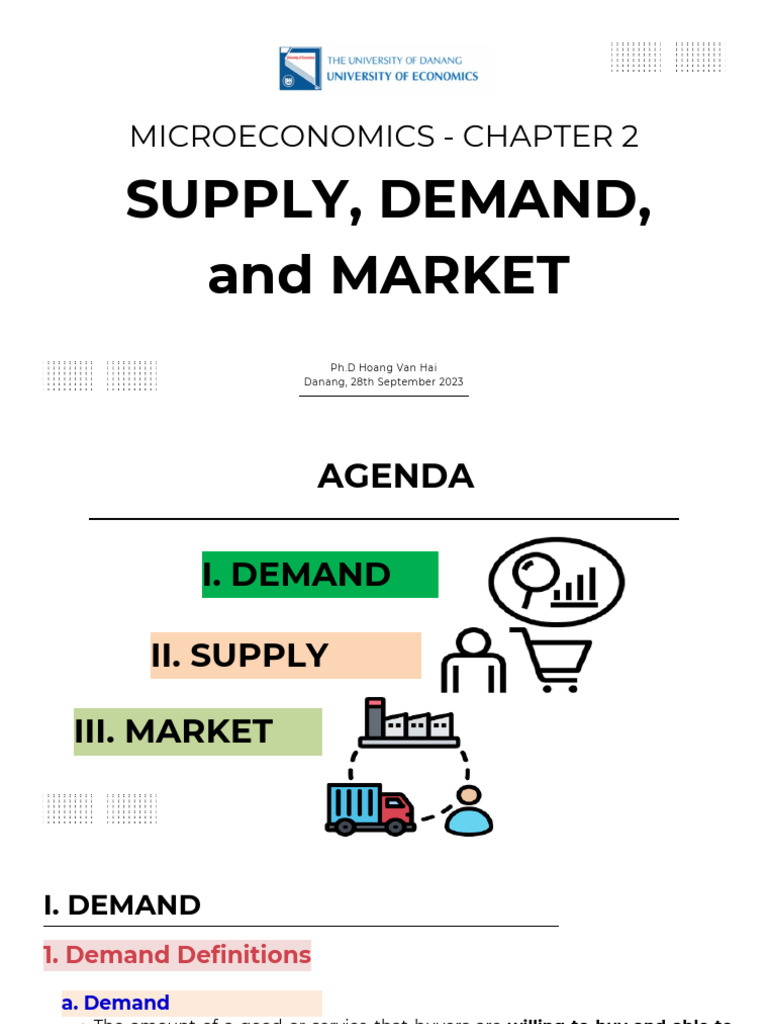 New CHAPTER 2 - SUPPLY AND DEMAND | PDF | Economic Equilibrium | Supply ...