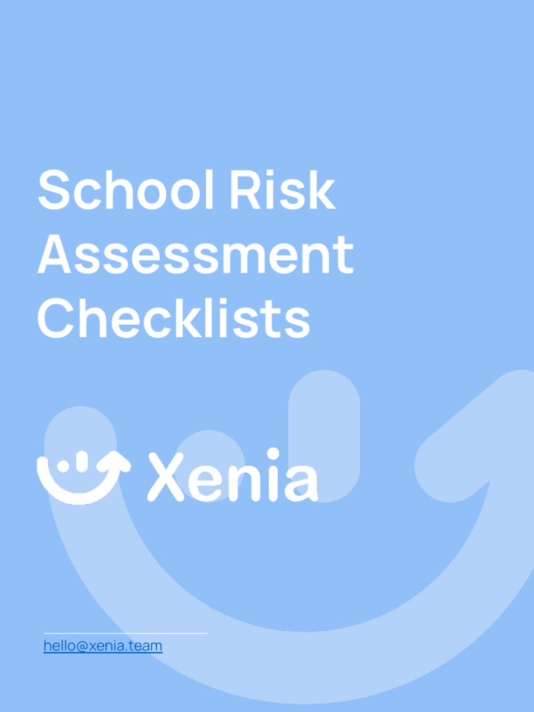 XENIA - School Risk Assessment Checklists | PDF | Access Control | Computer Security
