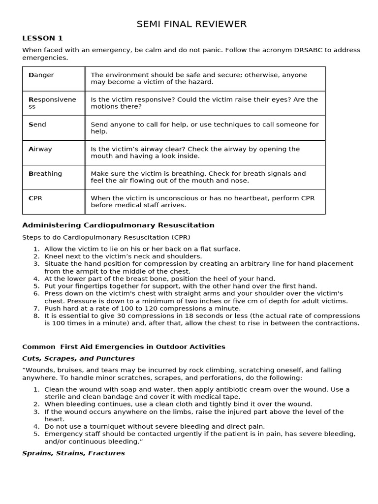Pe Health 12 Semi Final Reviewer | PDF | Underwater Diving | Diseases ...