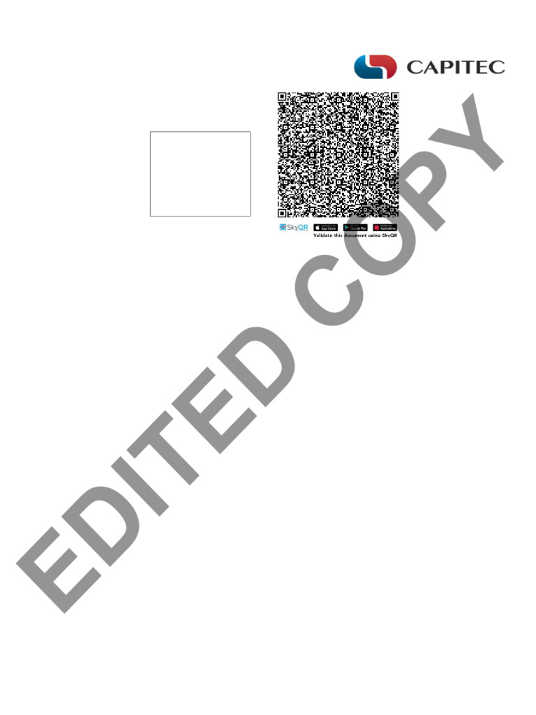 Capitec Bank Savings Statement | PDF | Banks | Automated Teller Machine