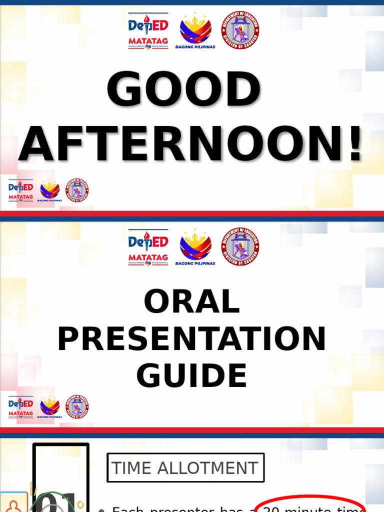 Oral Presentation Guide | PDF