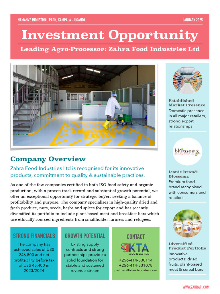 Investment-Opportunity-Agro-Processor-for-Sale | PDF | Food Industry ...