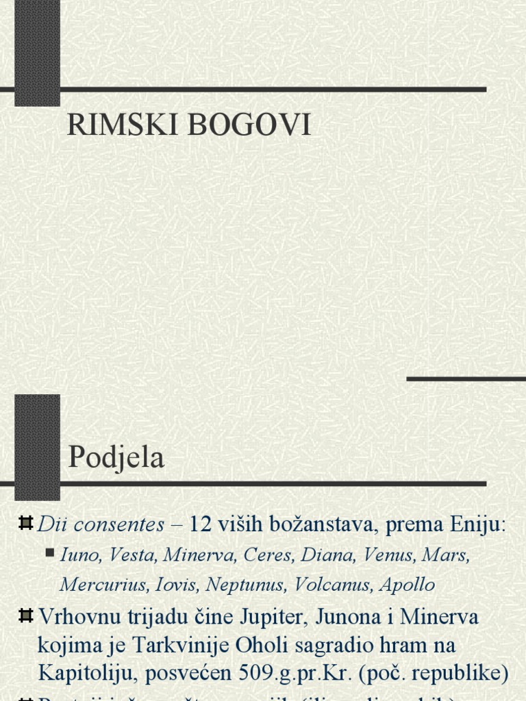 Rimski Bogovi | PDF