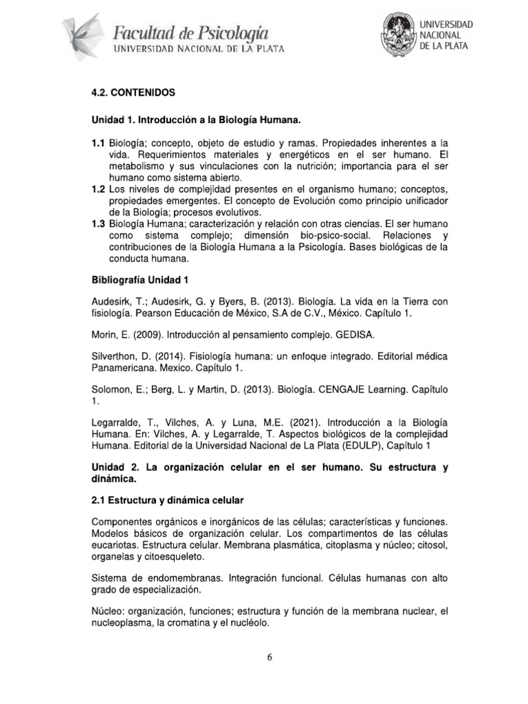 Conte Nidos Biolog I A | PDF