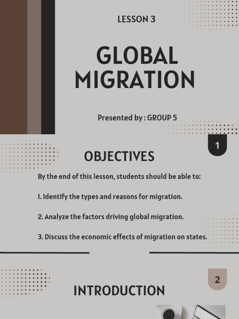 Understanding Global Migration Factors | PDF | Human Migration ...