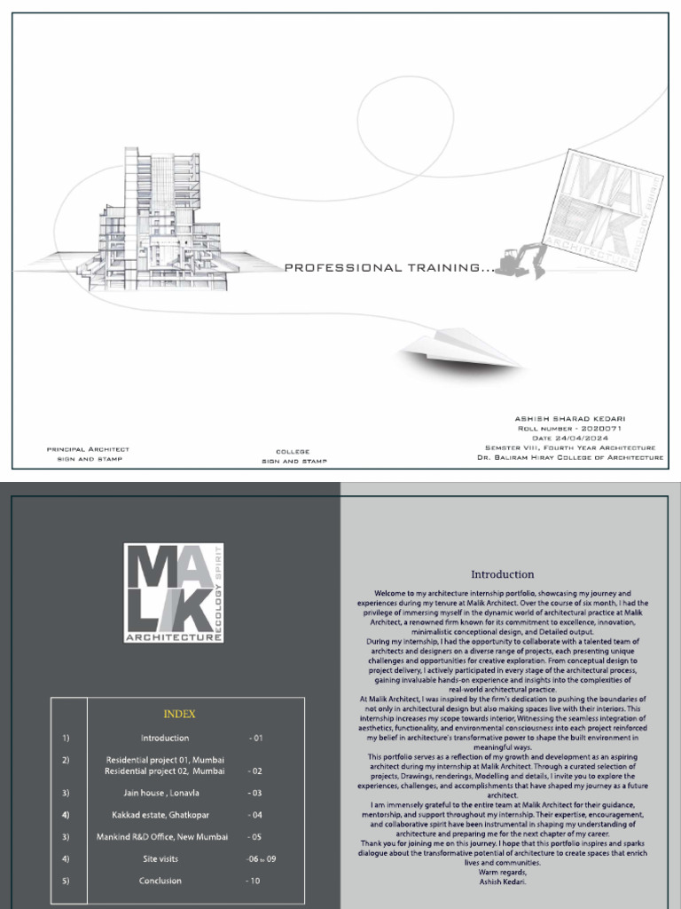 Internship 2023-24 Portfolio Soft Copy_compressed | PDF