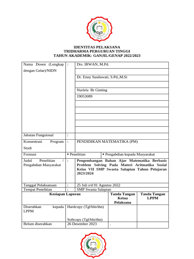 Pengembangan Bahan Ajar Matematika Berbasis Problem Solving | PDF