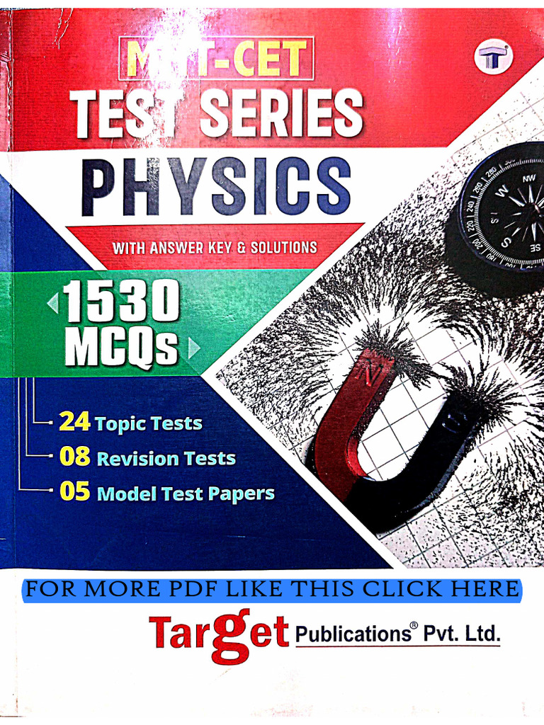 Physics - Test Series MHT Cet Book 2025 @godwin - Unknown | PDF