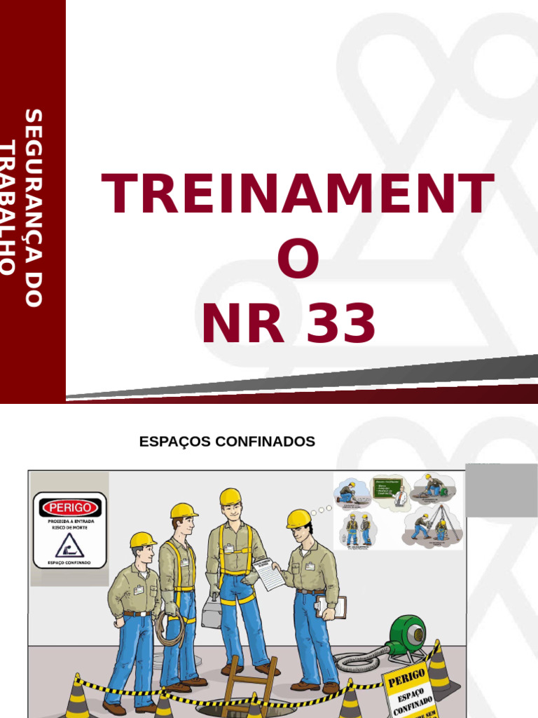 Treinamento - Nr 33 | PDF