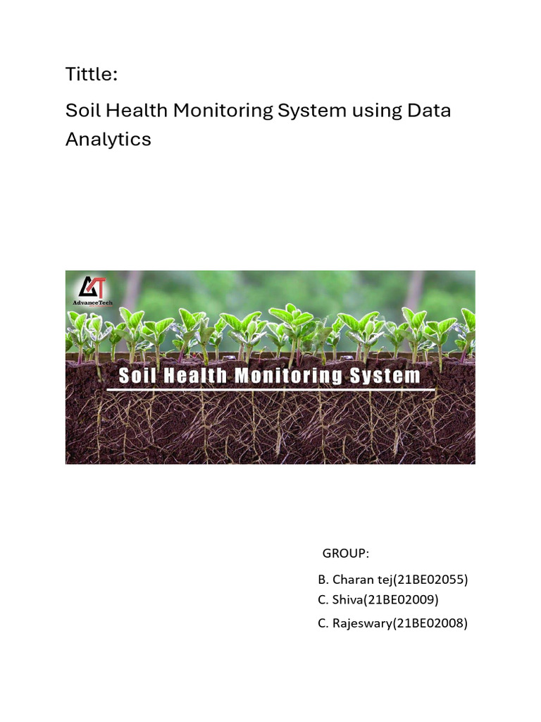 Soil Health Monitoring System Abstarct PDF | PDF